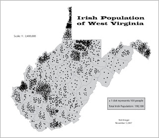 RKCartboggle: West Virginia Dot Density Map